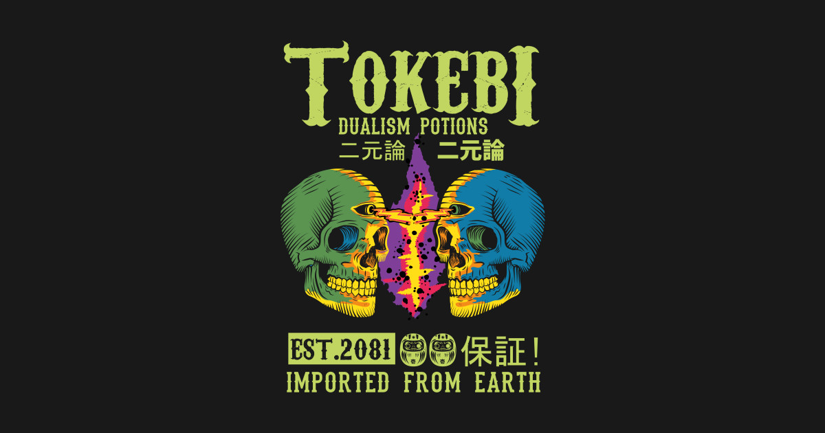 Tokebi Dualism Potion Skull - Skull - T-Shirt | TeePublic