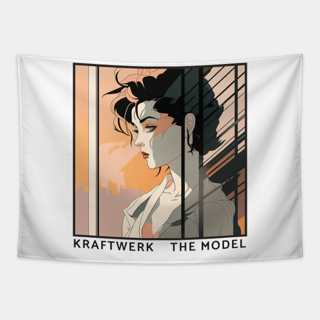 Kraftwerk The Model / Fan Art Design - Kraftwerk - Tapestry | TeePublic