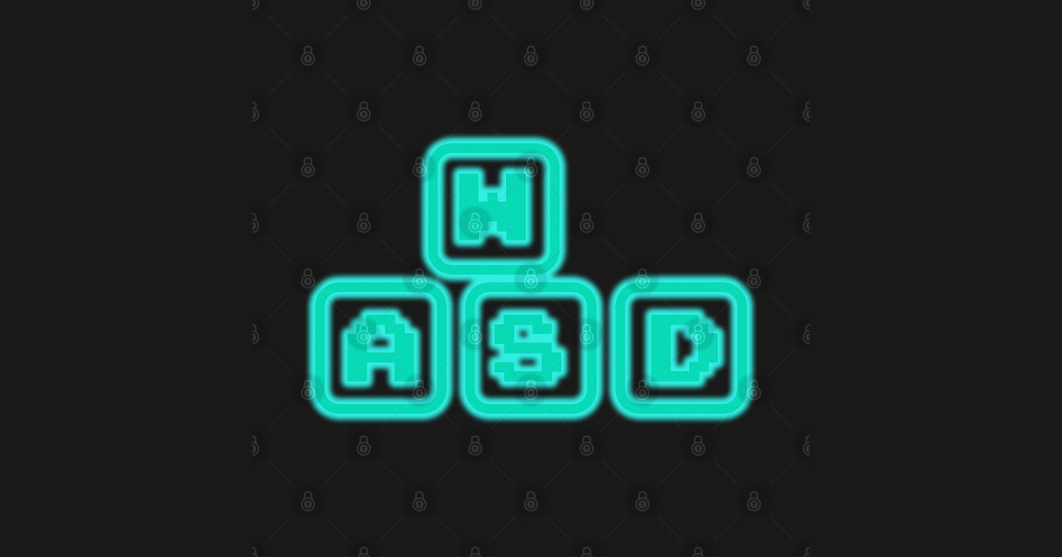 Retro blue neon gamer t-shirt - Gamer Clothes - T-Shirt | TeePublic