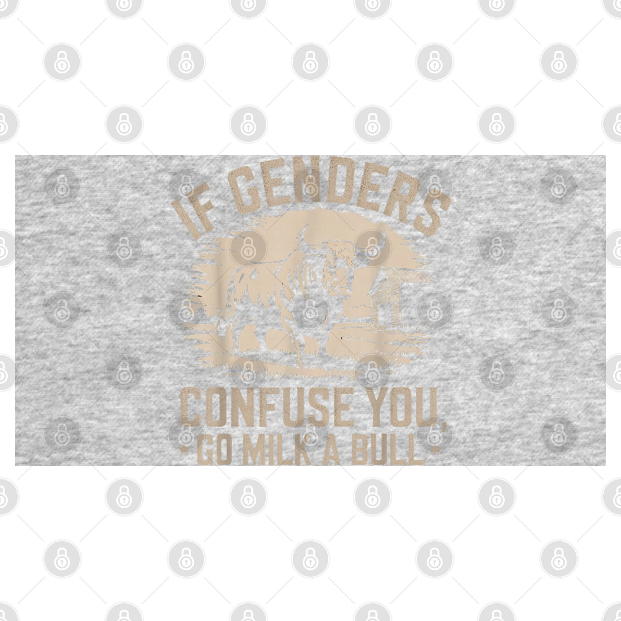 If Genders Confuse You, Go Milk a Bull - Humor - T-Shirt | TeePublic