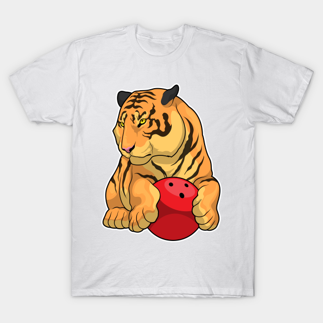 Tiger Bowling Bowling ball - Tiger - T-Shirt | TeePublic
