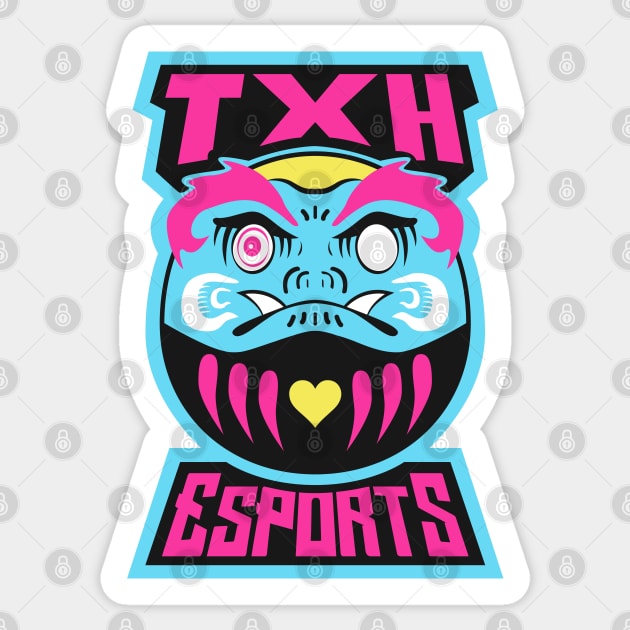 TXH Esports Pink logo - Esports - Sticker | TeePublic