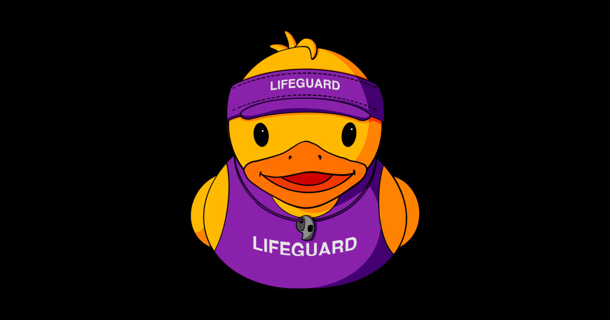 Lifeguard Rubber Duck - Lifeguard - Sticker | TeePublic