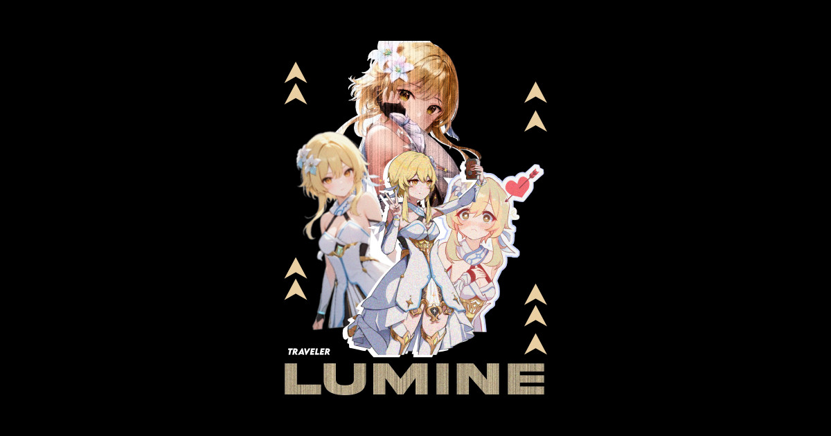 LUMINE GENSHIN IMPACT - Anime Girls - Sticker | TeePublic
