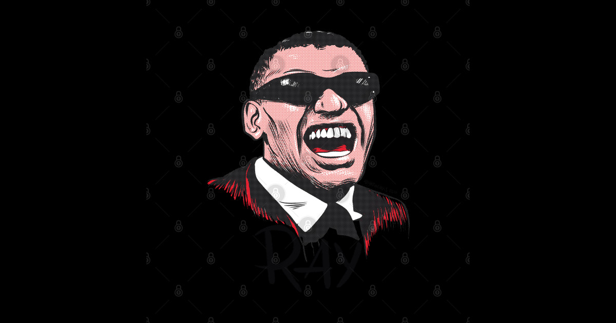 The Genius - Ray Charles - Sticker | TeePublic