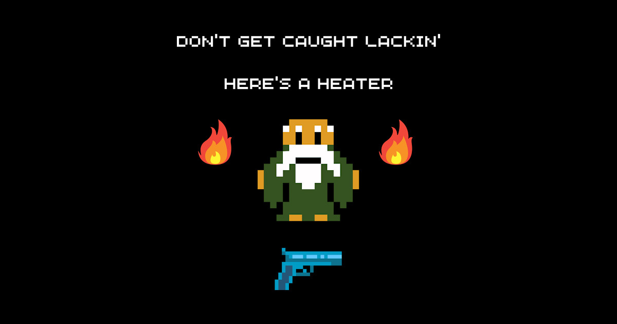 Don't Get Caught Lackin' - Retrogaming - Sticker | TeePublic
