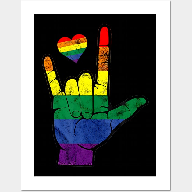 Gay Pride Asl Sign Languages Lgbt Deaf Awareness Month - Gay Pride Asl ...