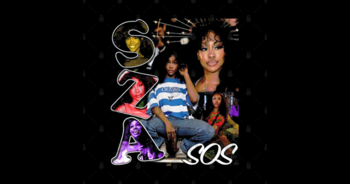 Sza Sos By Mclelun - Sza - Sticker | TeePublic