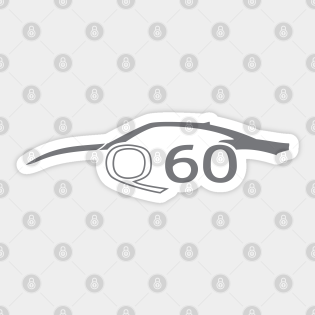 Infiniti Q60 coupe silhouette - Infiniti Q60 - Sticker | TeePublic