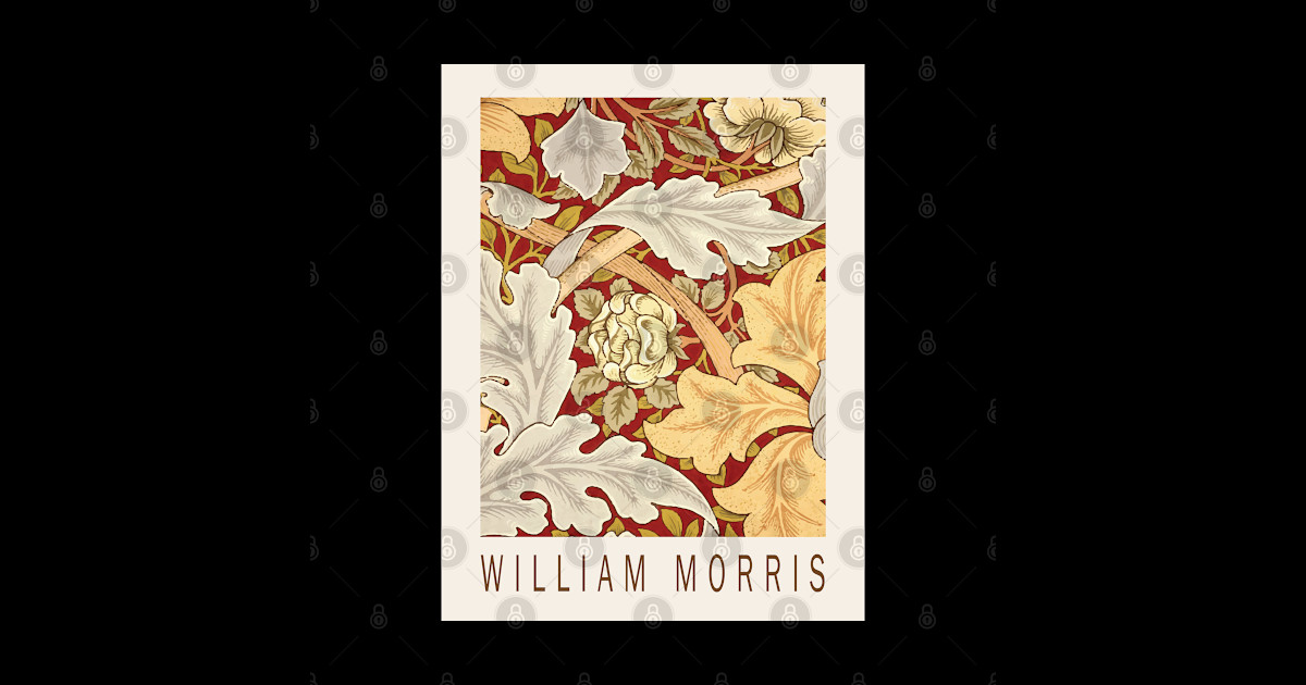 William Morris - St. James - Wallpaper Design - William Morris ...