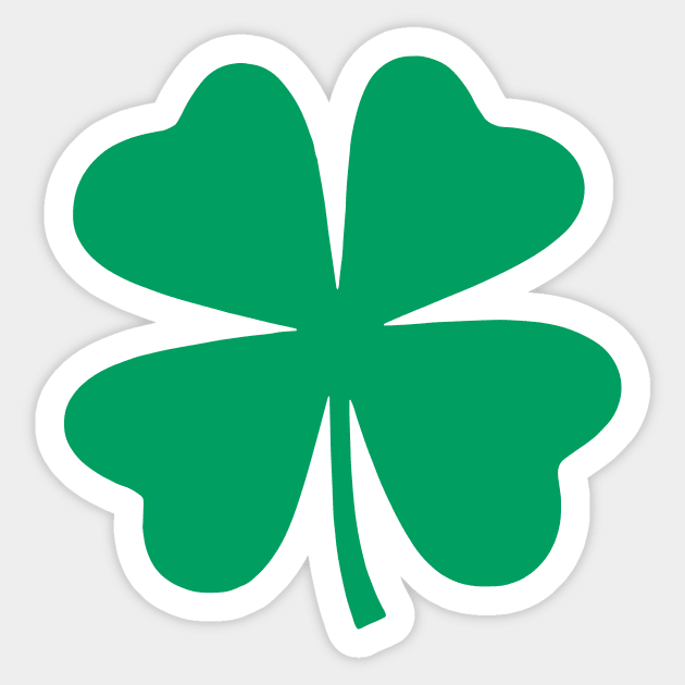 Four-leaf clover - Four Leaf Clover - Sticker | TeePublic