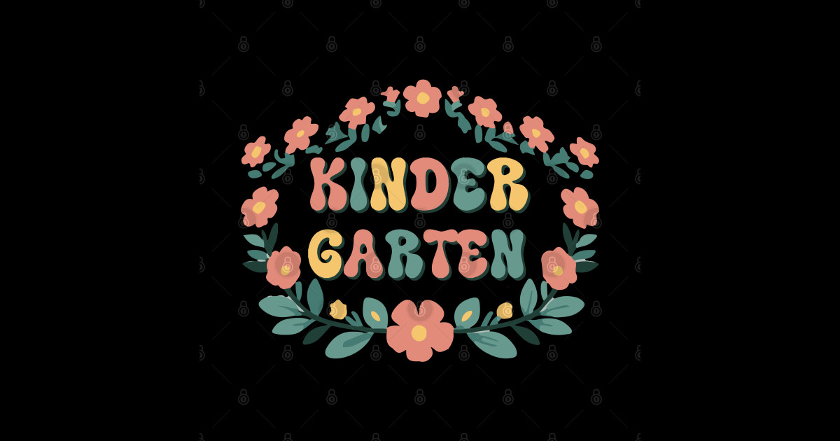 Kindergarten - First Day Of School Student - Kindergarten - Sticker ...