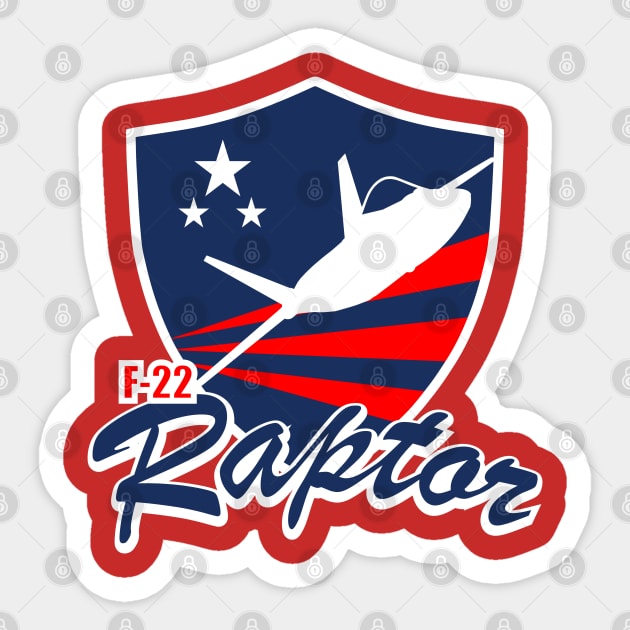F-22 Raptor - F22 Raptor Air Force Fighter - Sticker | TeePublic