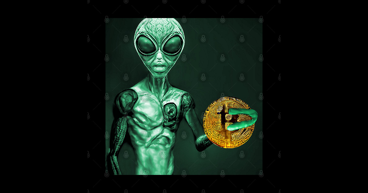 Planet X Aliens Sci-Fi NFT Collection - Alien Crypto Invaders - Sticker ...