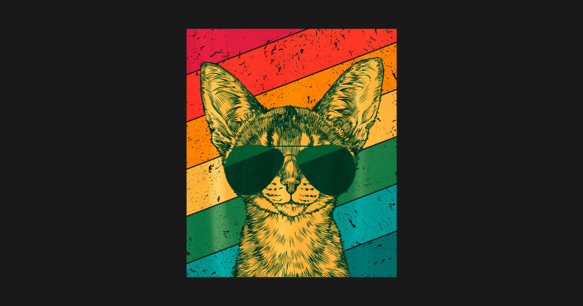 S2 Abyssinian Cat (50) - Abyssinian Cat - T-Shirt | TeePublic