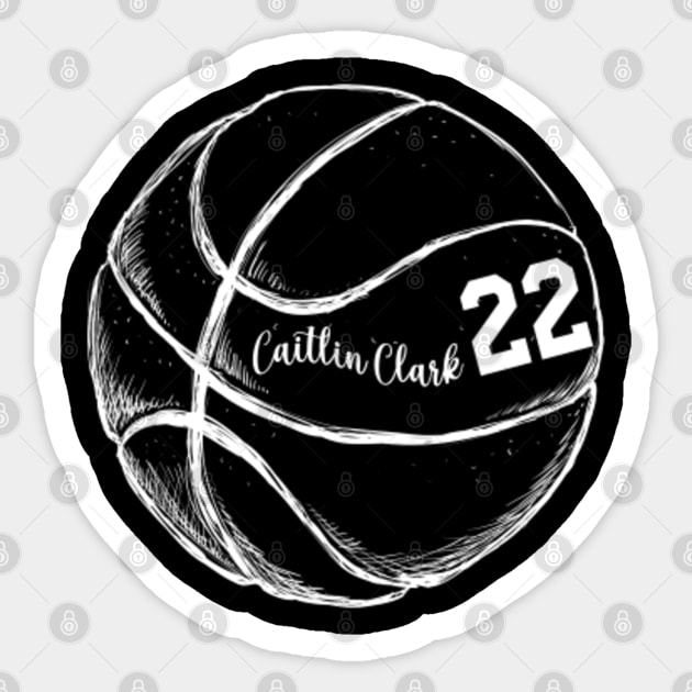 caitlin clark 22 - Caitlin Clark - Sticker | TeePublic