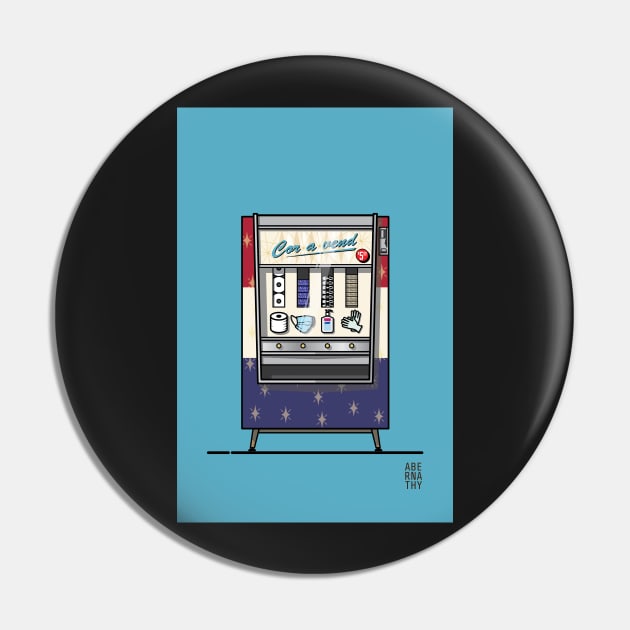 Cor-a-vend Viral Vending Machine - Vending Machine - Pin | TeePublic