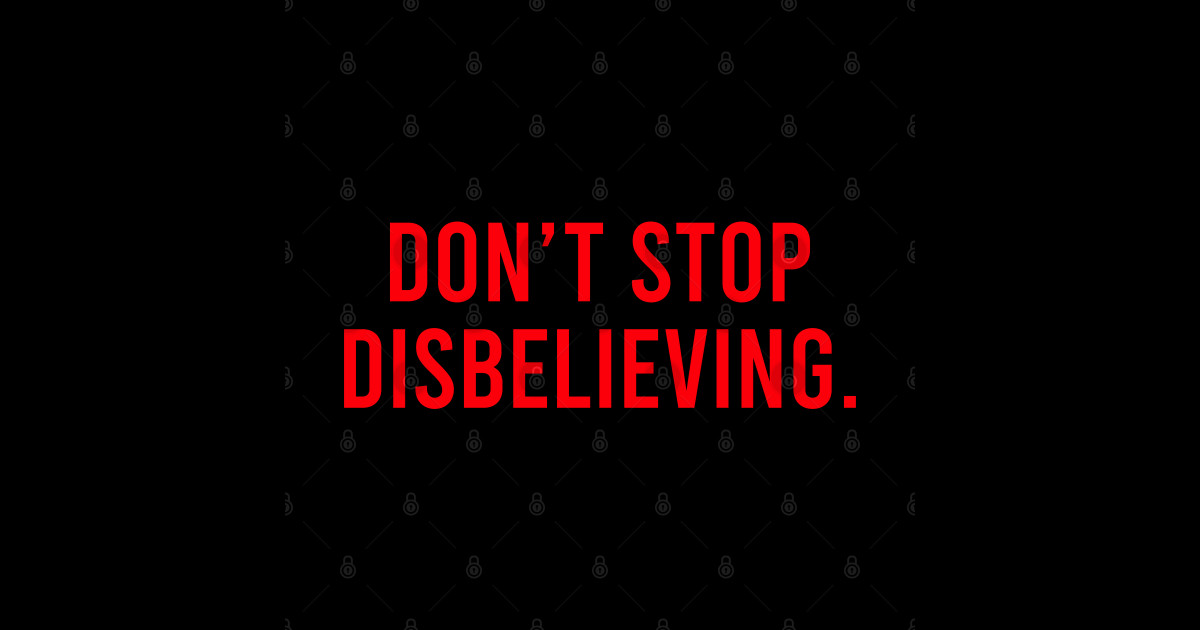 don't stop disbelieving jason tatum - Dont Stop Disbelieving - Sticker ...