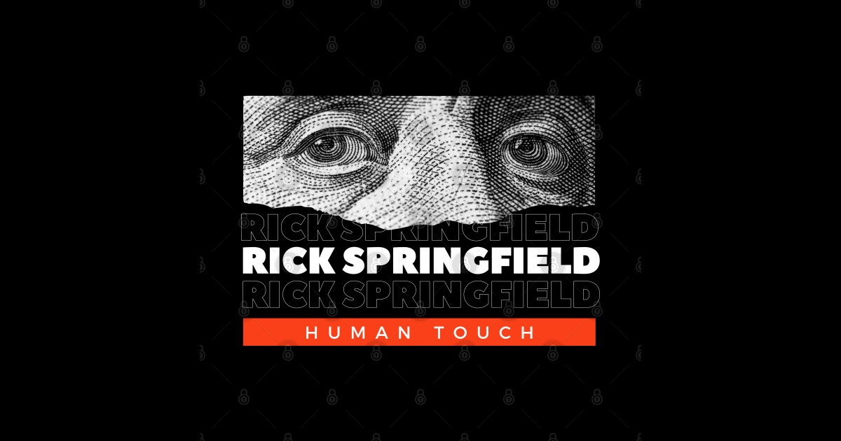 Rick Springfield // Money Eye - Rick Springfield - Sticker | TeePublic