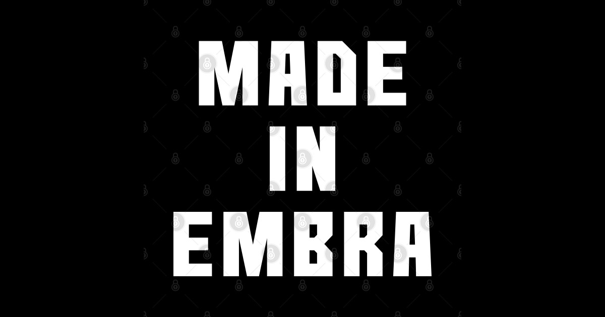 MADE IN EMBRA, Scots Language Phrase - Scotland - Sticker | TeePublic