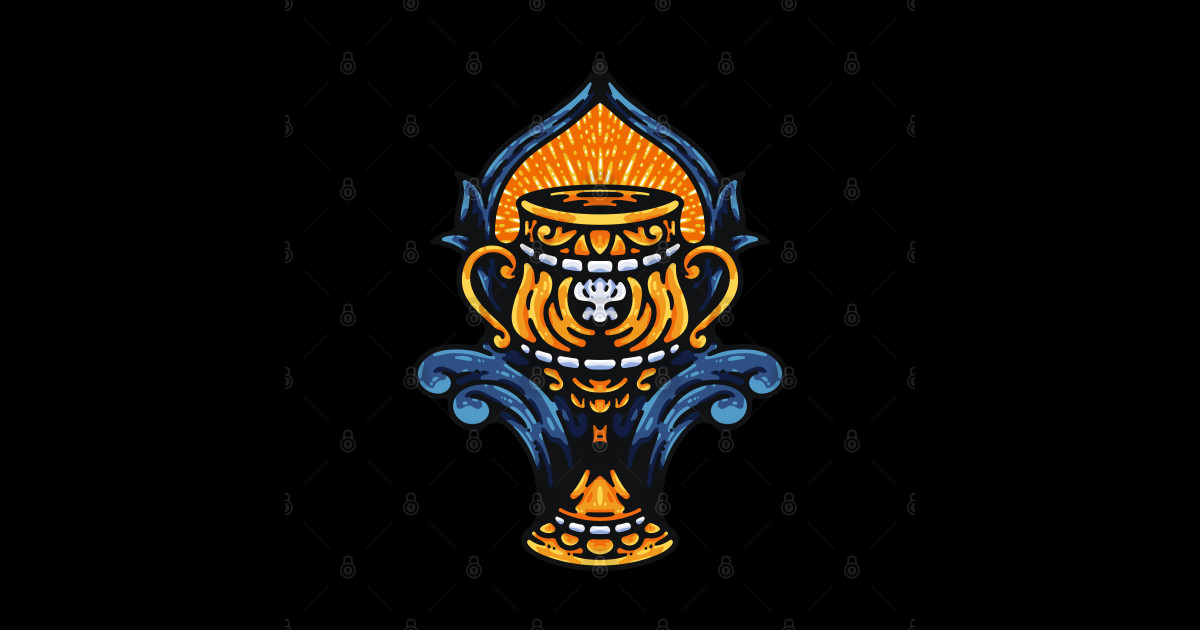 Golden Grail - Grail - Sticker | TeePublic