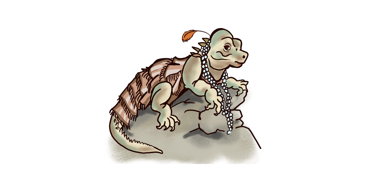 Lizard Fashionistas - Coco Iguana - Animals - T-Shirt | TeePublic