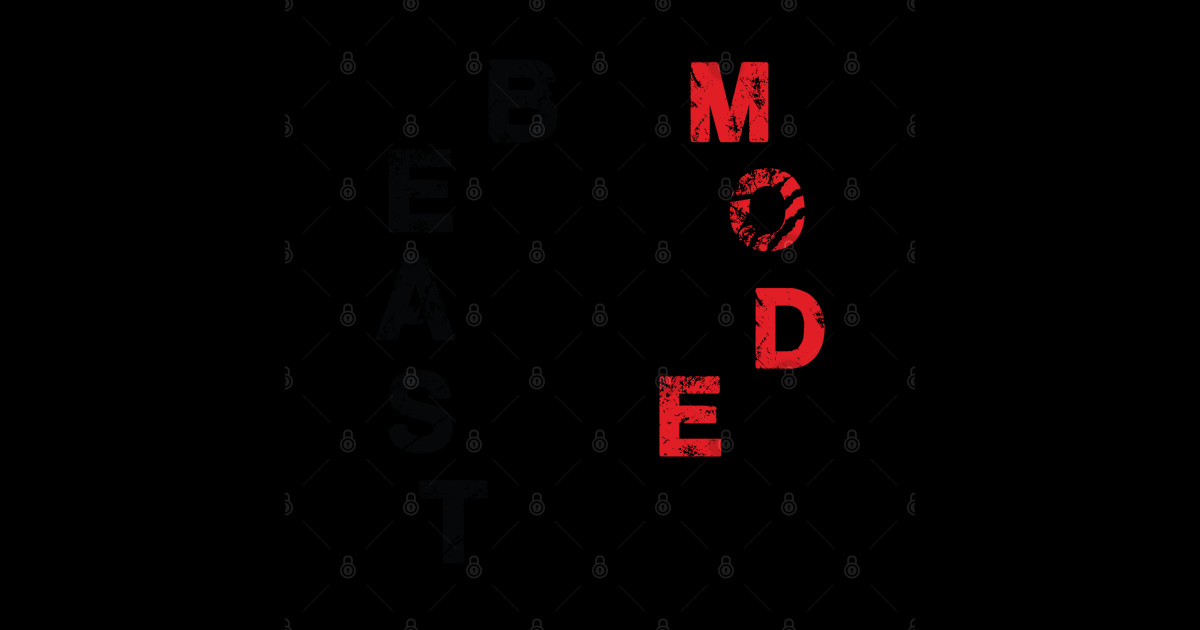 Beast mode unlock - Beast Mode - Sticker | TeePublic