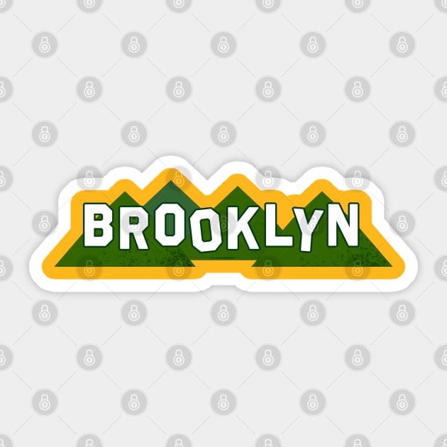 The Brooklyn Sign - Brooklyn - Sticker | TeePublic