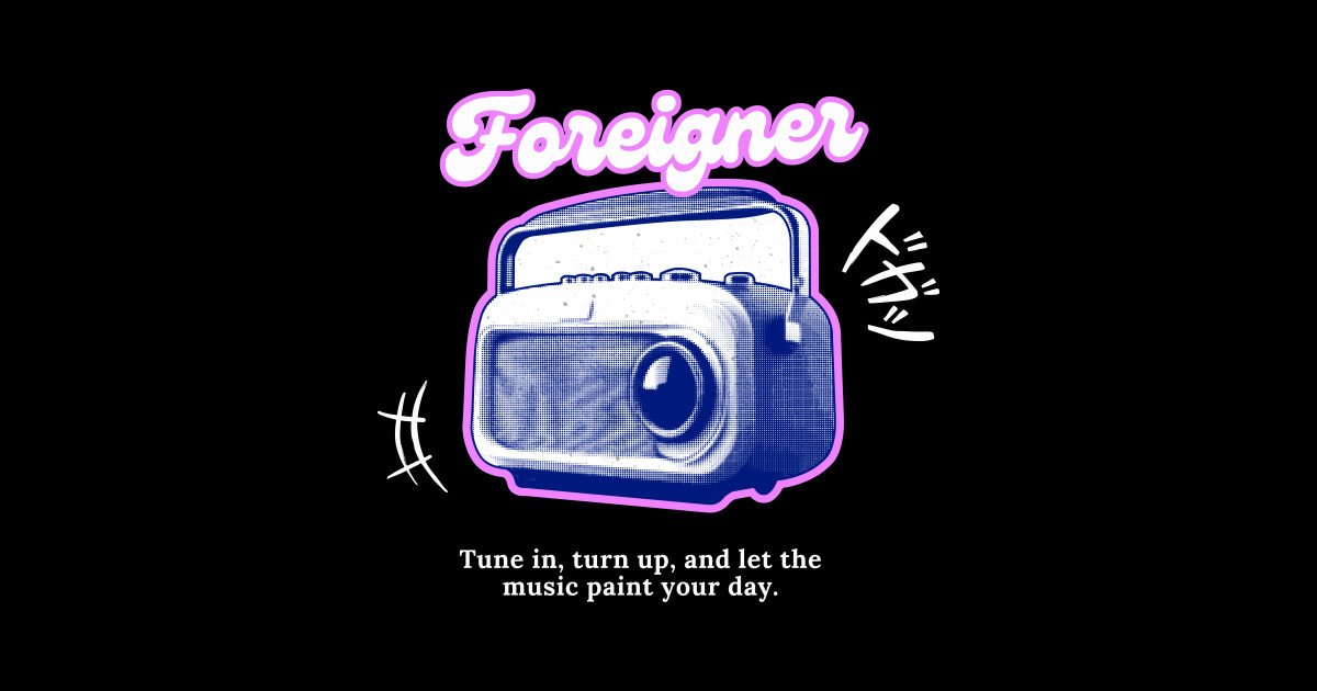 RADIO 80S - FOREIGNER - Foreigner - Sticker | TeePublic