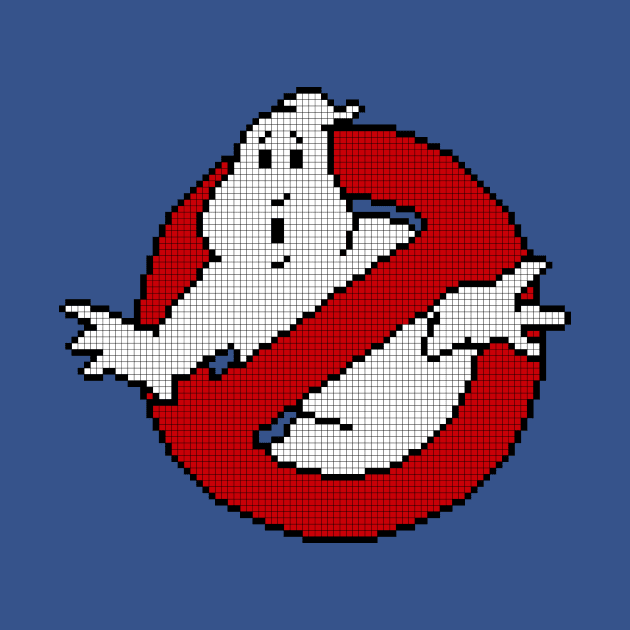 8 bit Ghostbusters - Ghostbusters - T-Shirt | TeePublic