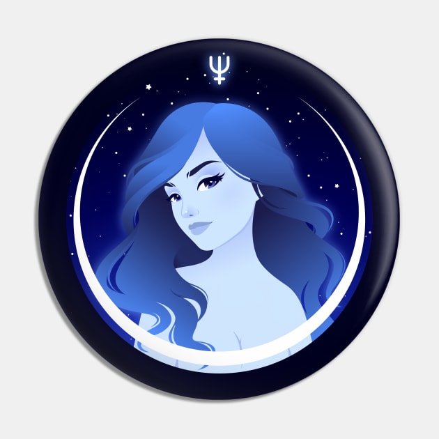 Neptune - Neptune - Pin | TeePublic