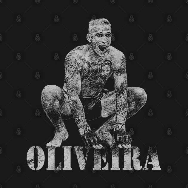 Oliveira Sketch Draw - Charles Oliveira - T-Shirt | TeePublic