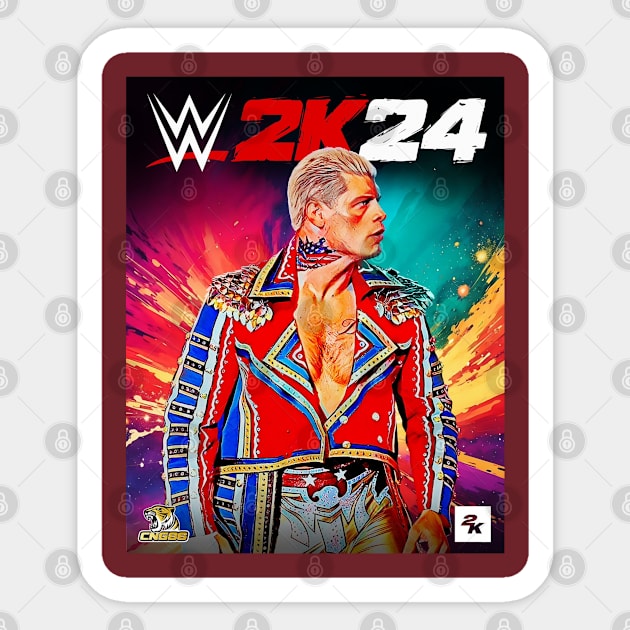 Cody Rhodes 2024 - Cody Rhodes - Sticker | TeePublic