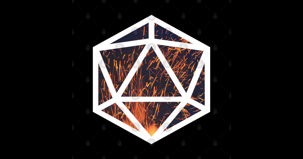 D20 Decal Badge - Dragon's Heart - D20 Decal - Sticker | TeePublic