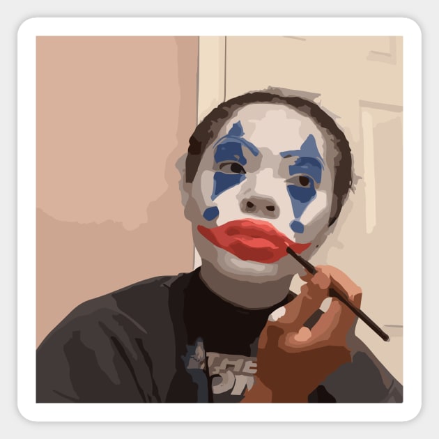 Cara de payaso meme - Memes - Sticker | TeePublic