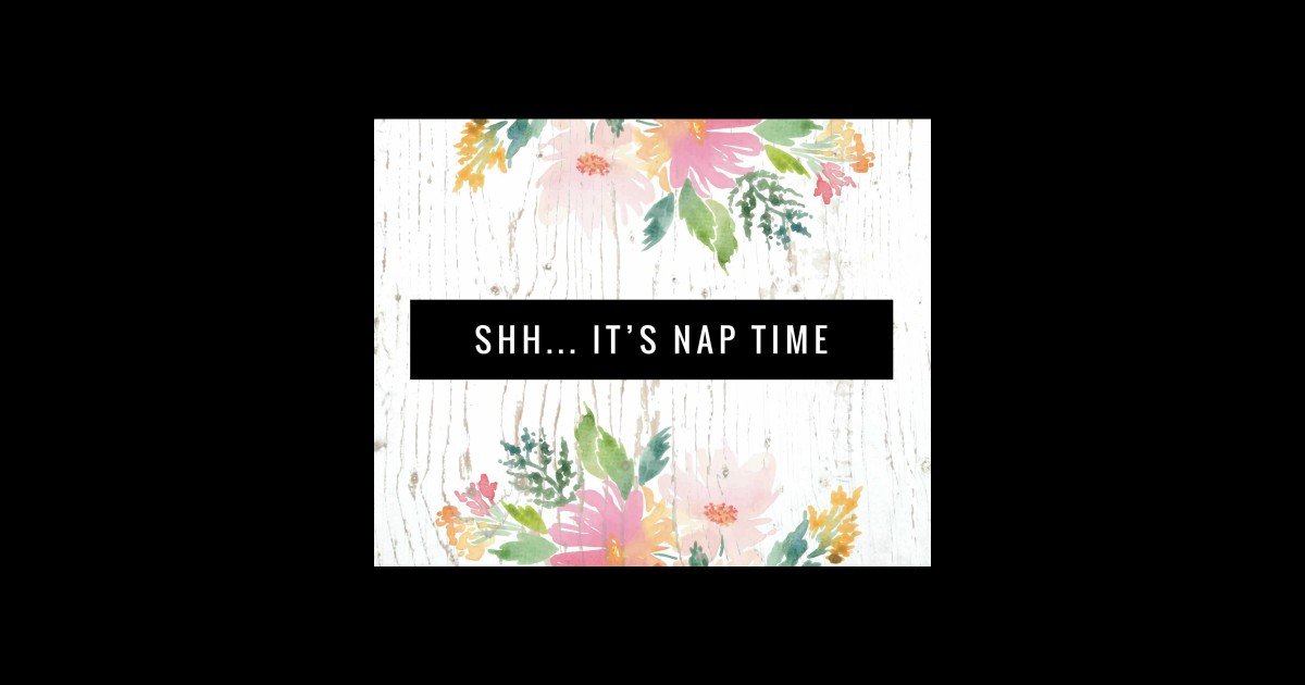 Shh... It's Nap Time - Magnet - Sticker | TeePublic