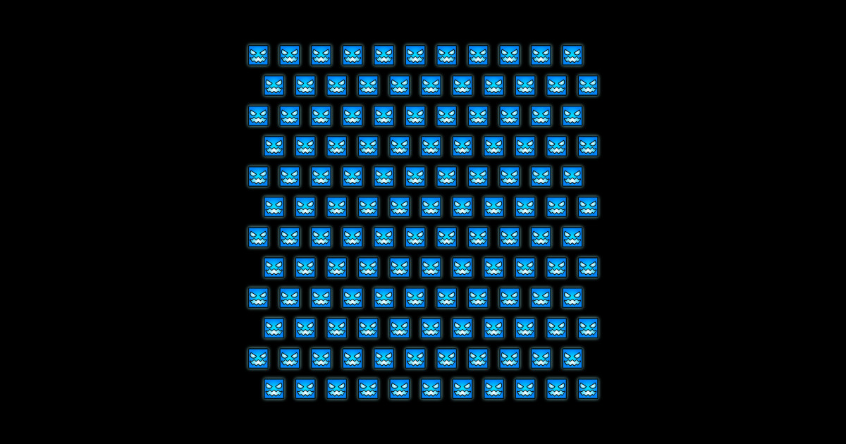 Geometry Dash Pattern - Geometry Dash - Posters and Art Prints | TeePublic