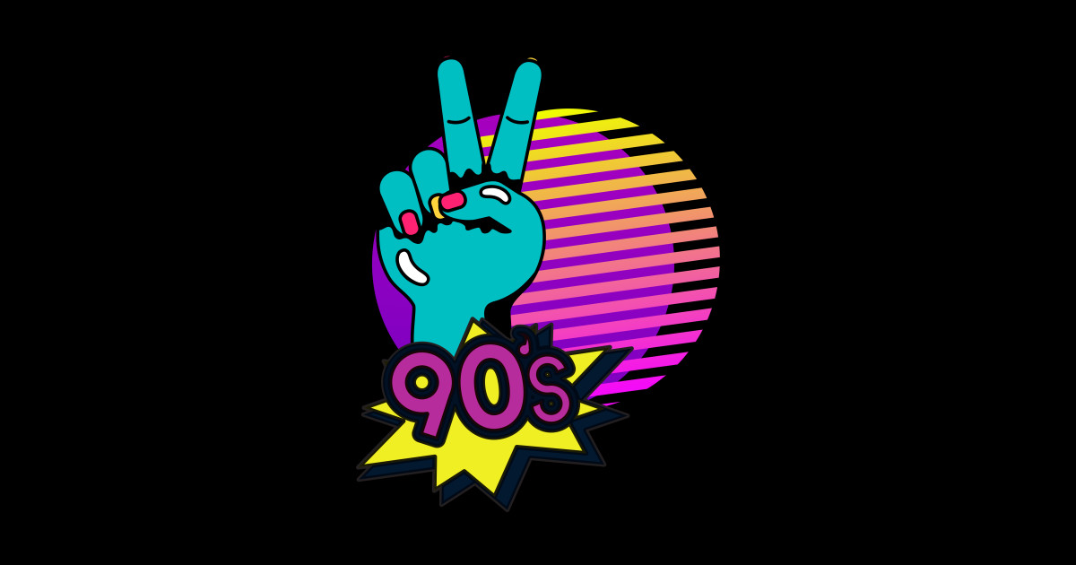 90s Peace Sign - 90s - Posters and Art Prints | TeePublic