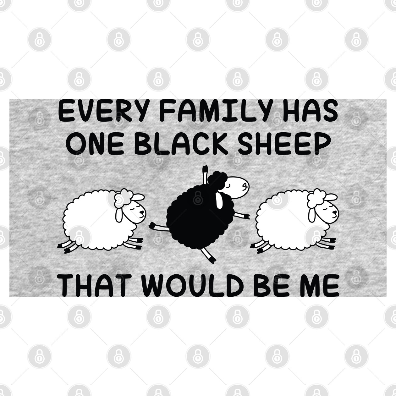 Black Sheep Family - Black Sheep - T-Shirt | TeePublic