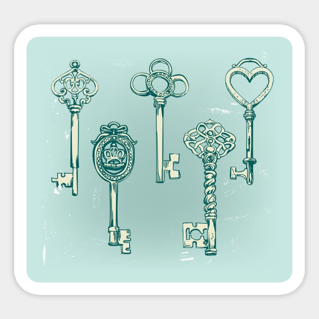 fancy keys drawings