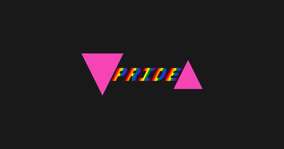 Pink Triangle Pride - Pink Triangle Pride - Sticker | TeePublic
