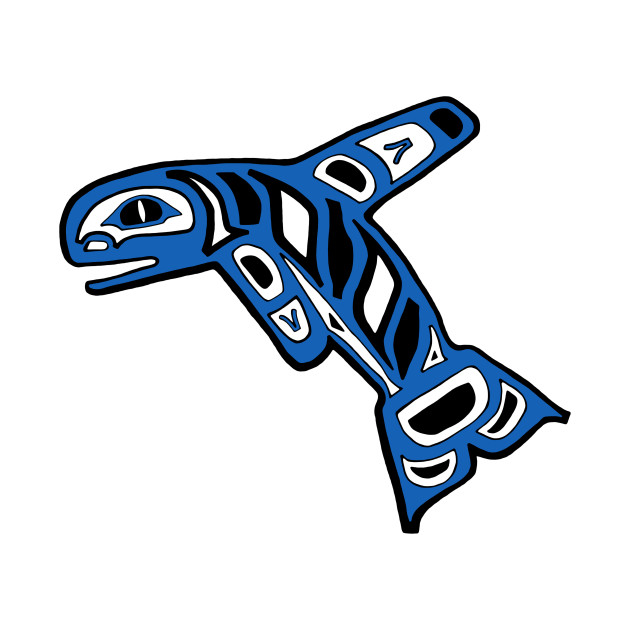 Orca The Killer Whale Native American Indian Haida Style - Haida - T ...