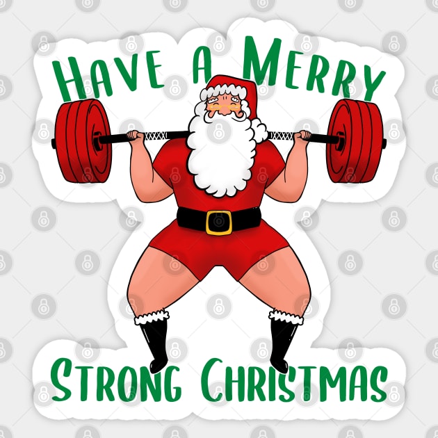 Squat Santa Training Squats with Santa for Lifting lovers Gym design ...