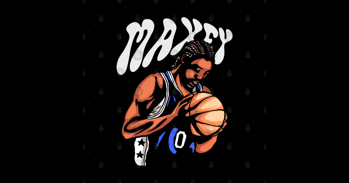 Tyrese Maxey // Cartoon Design - Tyrese Maxey - Sticker | TeePublic
