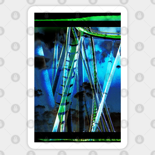 Comic Book Inspired Roller Coaster Photography - Roller Coaster ...