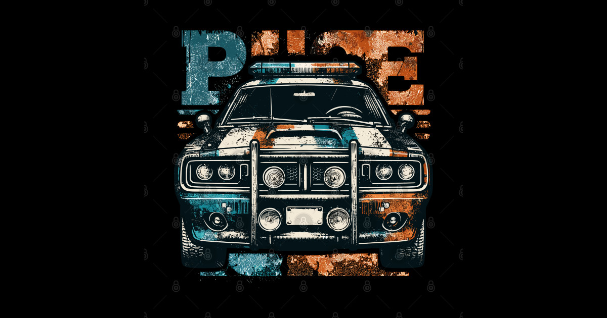 Police car - Police Car - Magnet | TeePublic