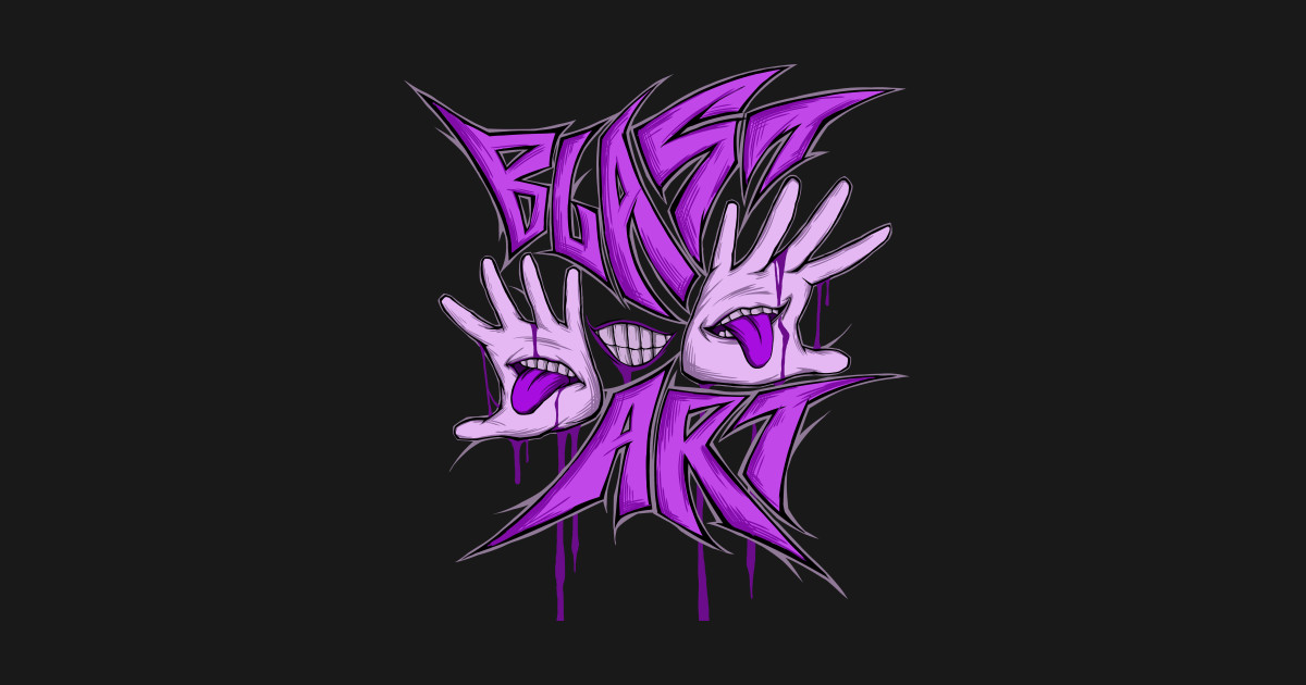 Blast Hands Art - Tshirtdesign - T-Shirt | TeePublic