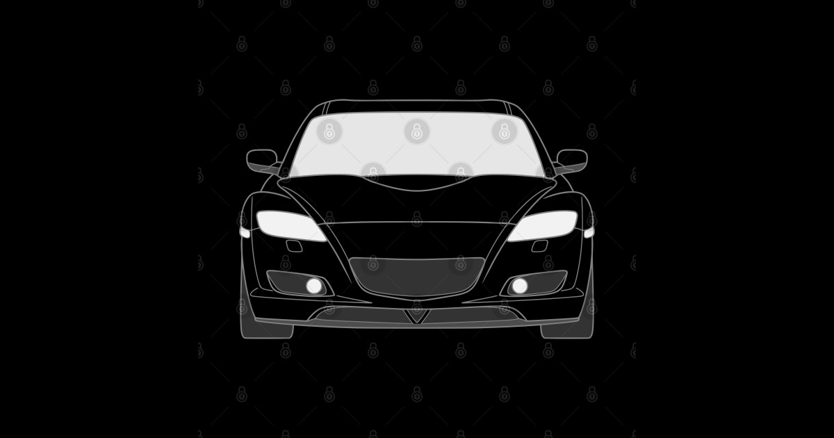 Mazda RX-8 - Mazda Rx8 - Sticker | TeePublic