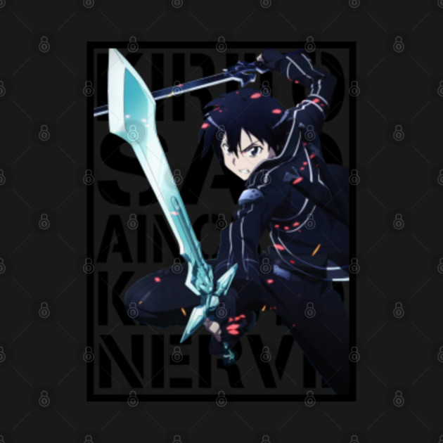 Kirito Logo 2 - Sword Art Online - T-Shirt Designed & Sold By Mayank ...