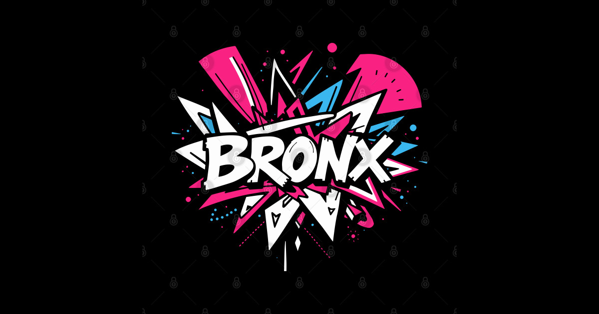 Vibrant Street Art Bronx - Street - Posters and Art Prints | TeePublic